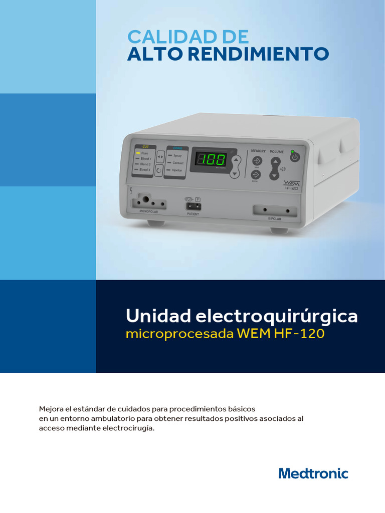 WEM HF-120 Branding Medtronic V2 | PDF