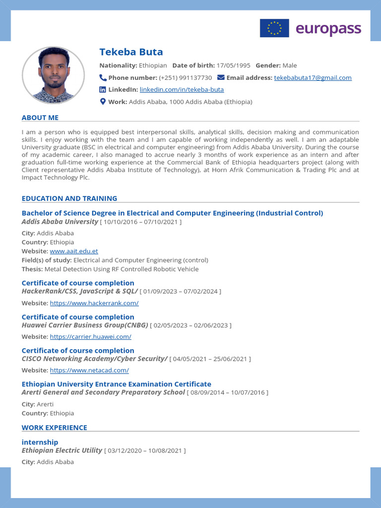 Updated CV | PDF | Electrical Substation | Telecommunications