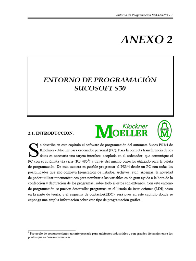 Manual SUCO Soft S30 S6 | PDF | Archivo de computadora | Programación