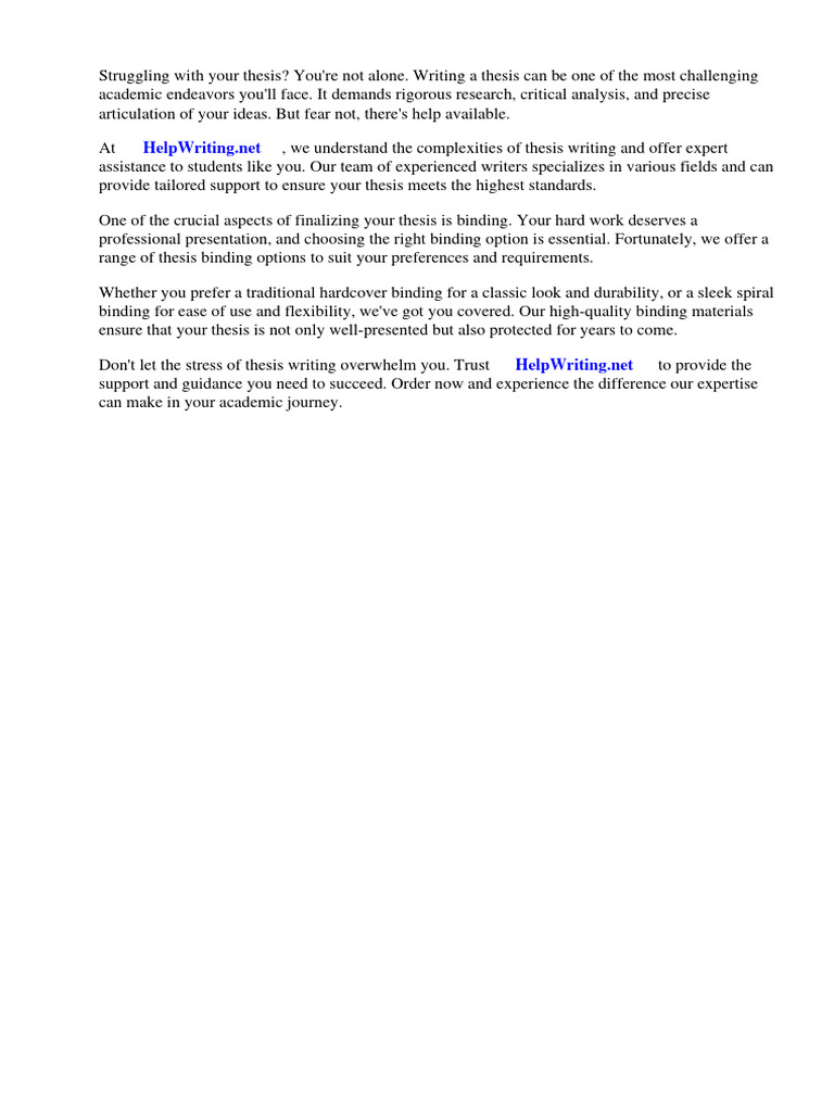 Thesis Binding Options | PDF | Bookbinding | Thesis