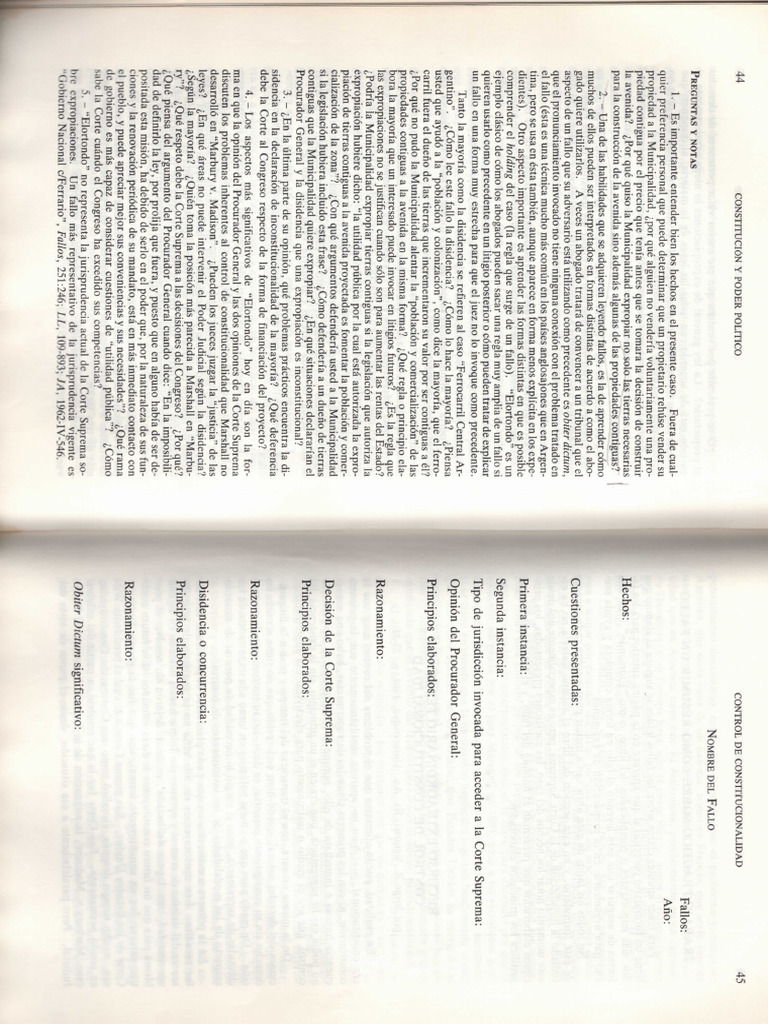 Miller Gelli. Ficha de Resumen para Un Fallo. Cómo Resumir Un Fallo. | PDF