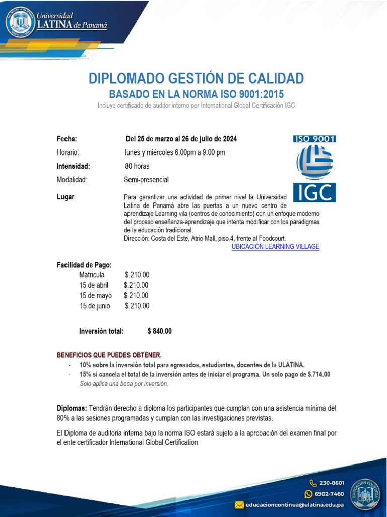 DIP. GESTIÓN DE CALIDAD | PDF | Calidad (comercial) | Sistema de manejo de calidad