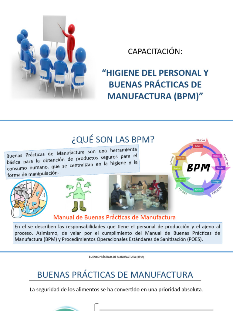 Higiene Del Personal y BPM - Capacitación | PDF | Higiene | Salud pública