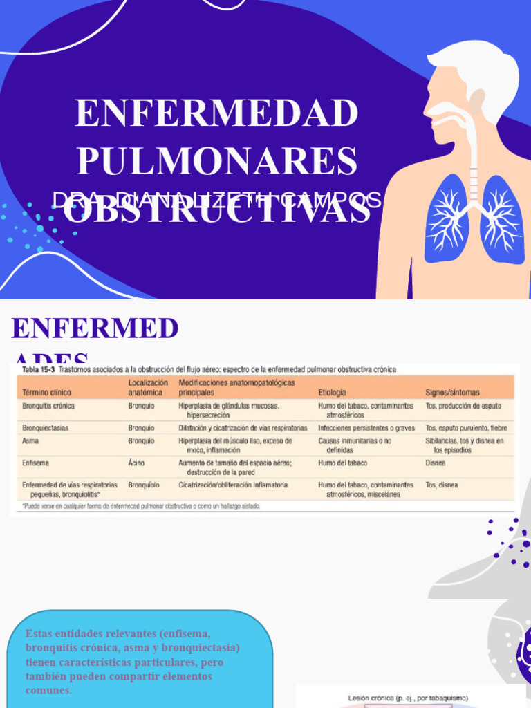 Enfermedades Pulmonares Obstructivas | PDF | Enfermedad pulmonar ...