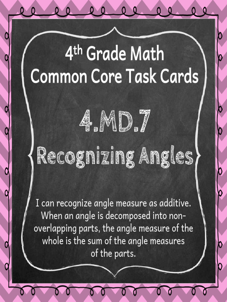 4 Grade Math Common Core Task Cards | Download Free PDF | Intellectual ...