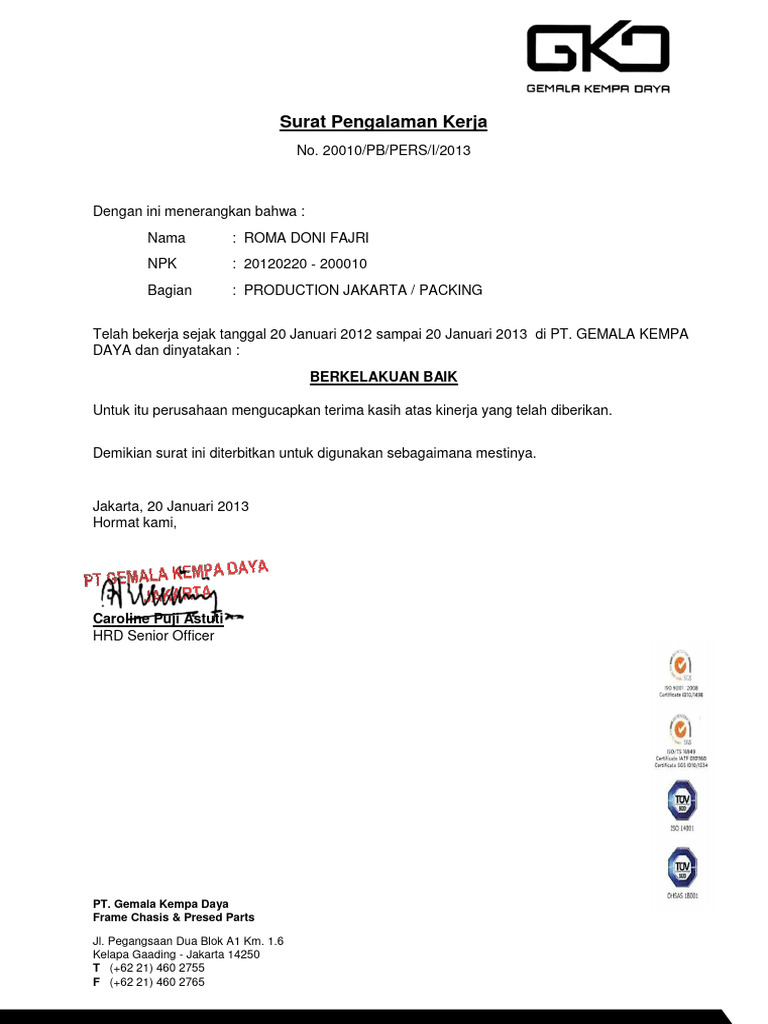 PT Gemala Kempa Daya | PDF