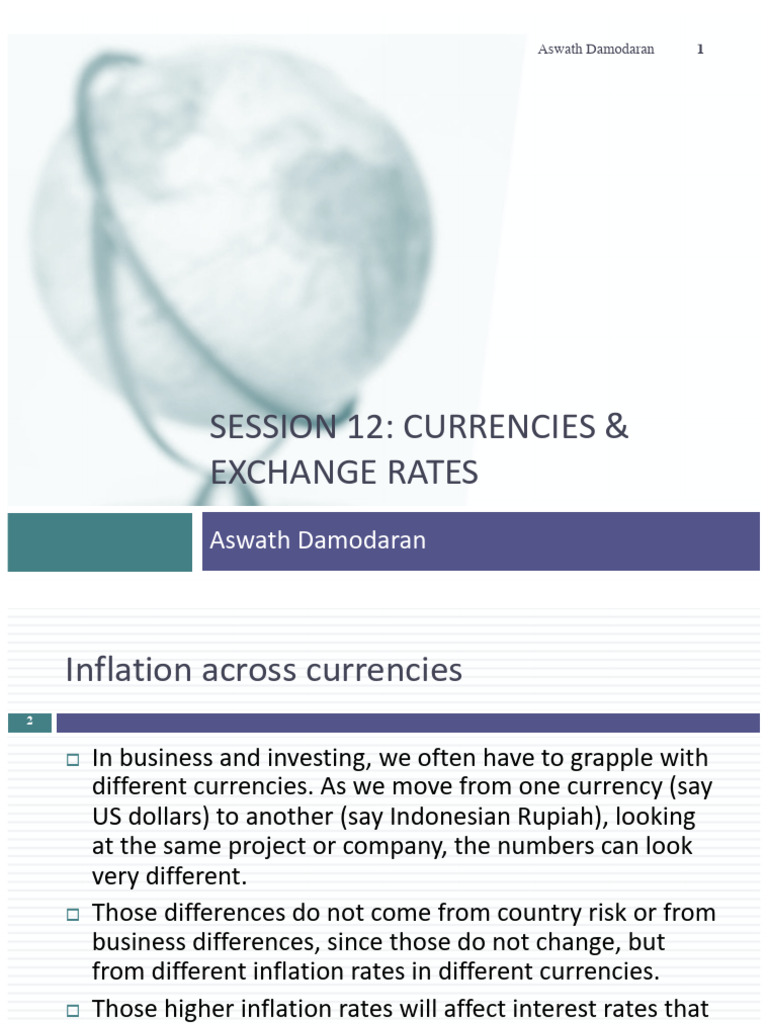 session12 | PDF | Exchange Rate | Interest