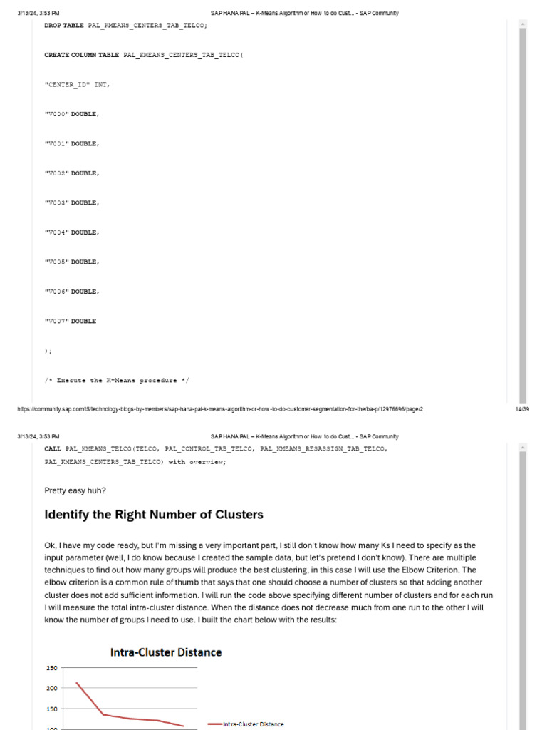 SAP HANA PAL - K-Means Algorithm or How To Do Cust... - SAP Community-4 ... SAP HANA PAL - K-Means Algorithm or How To Do Cust... - SAP Community-4 ...