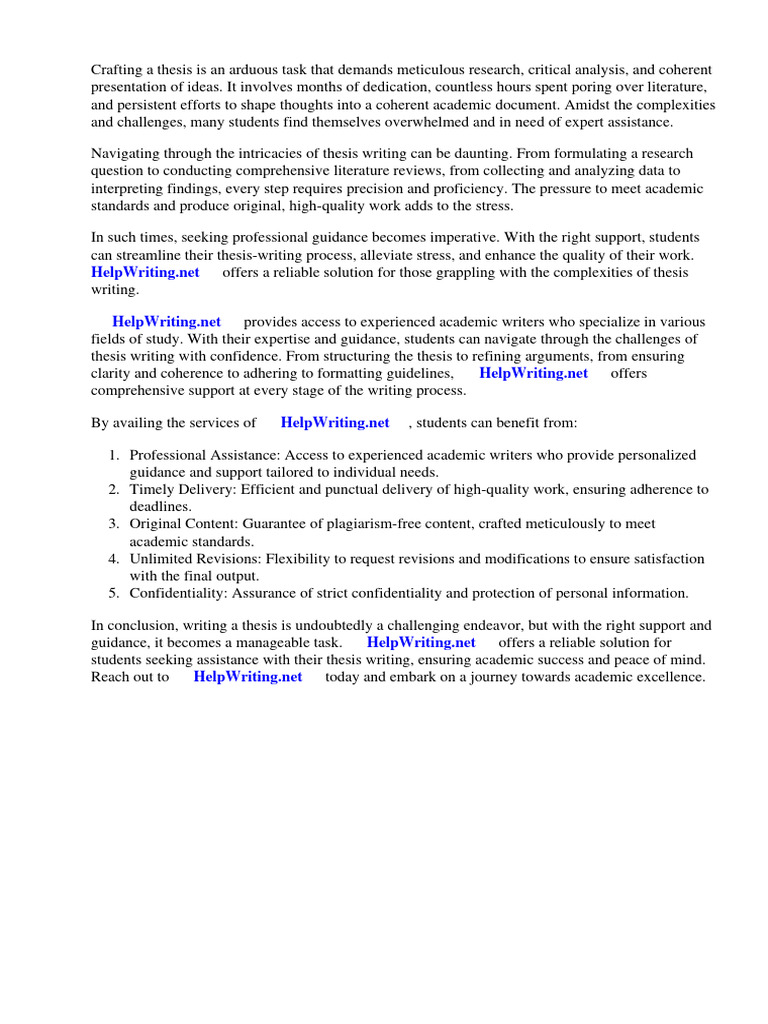 Thesis Creator Software | PDF | Thesis | Essays