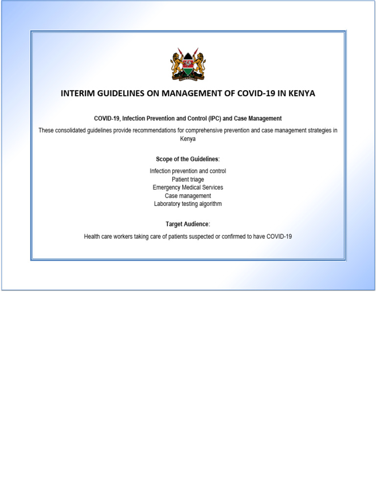 Updated Case Management Guidelines 26-03-20 1 | PDF | Quarantine | Patient