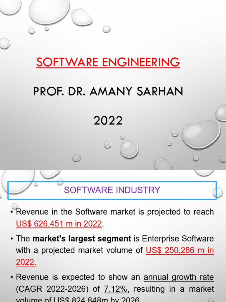 1-Introduction To Software Engineering | PDF | Software | Engineering