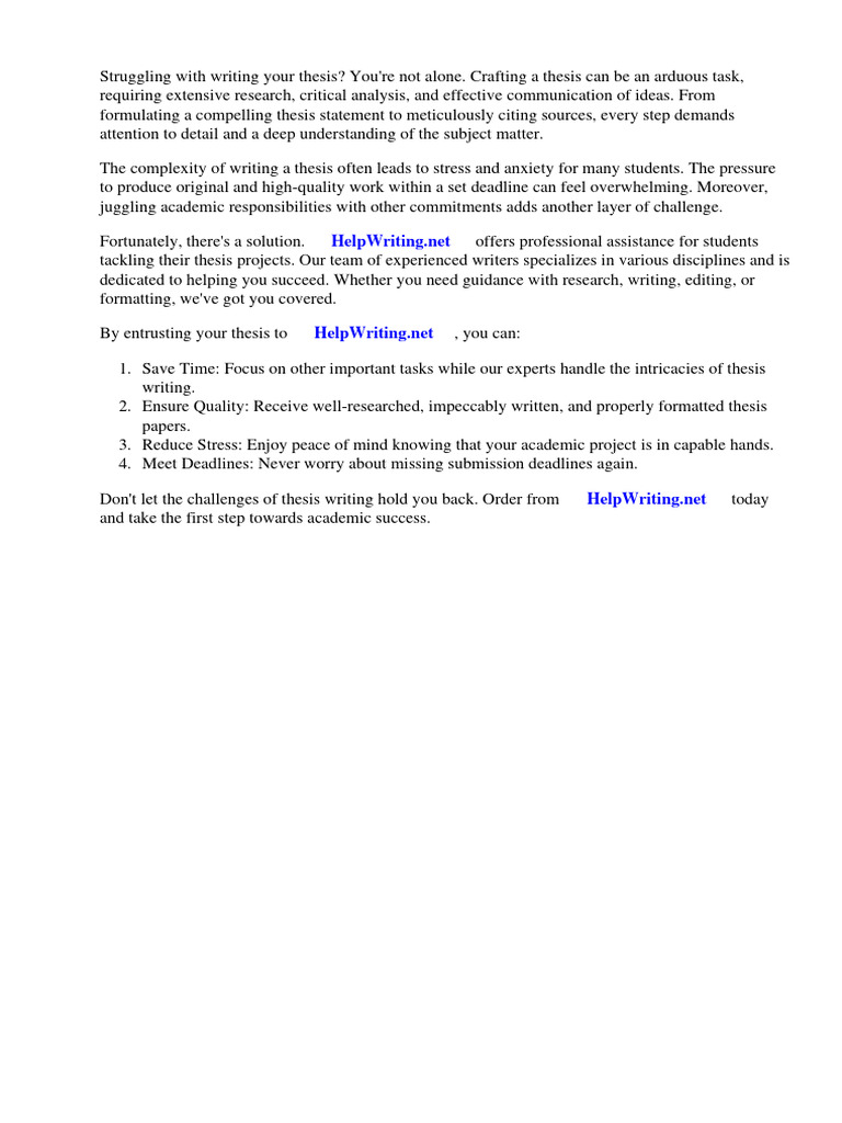 Thesis Writing PDF | PDF | Thesis | Essays Thesis Writing PDF | PDF | Thesis | Essays