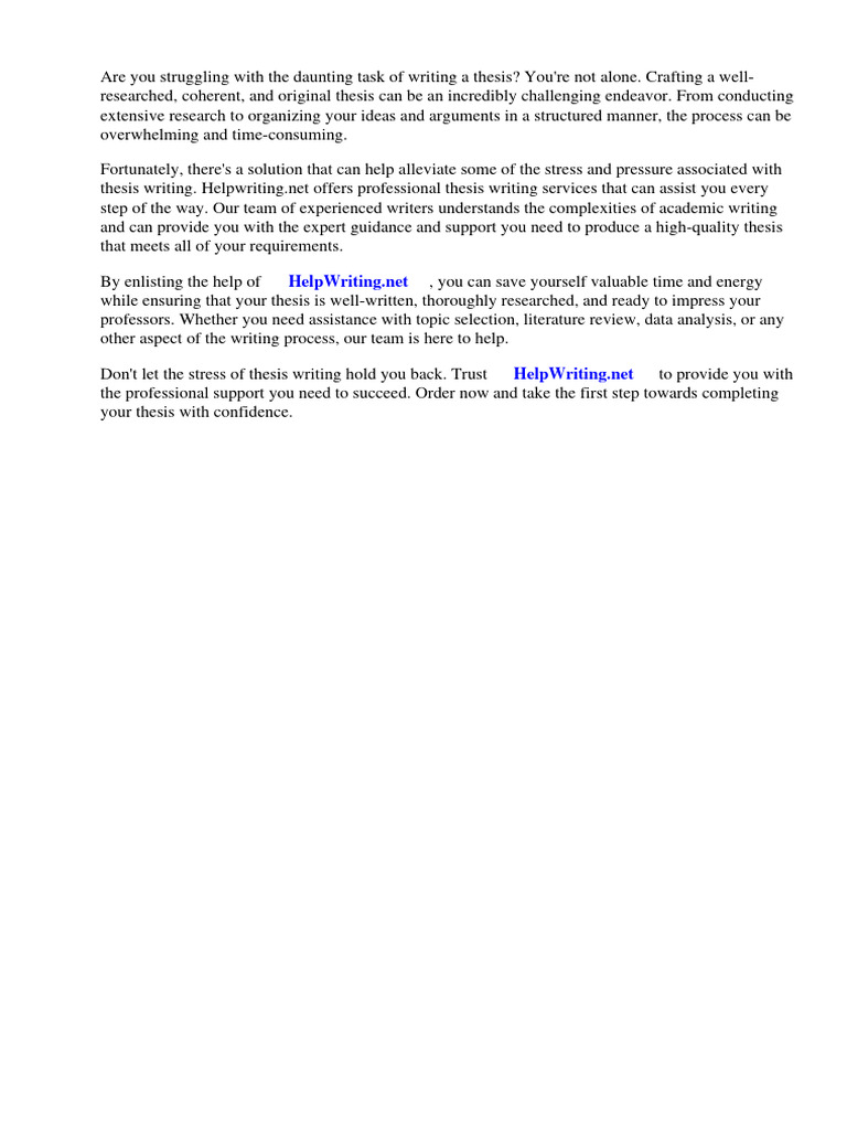 Thesis and Assignment Writing by Jonathan Anderson PDF | PDF | Thesis ...