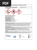 HOJA DE DATOS DE SEGURIDAD DE SUSTANCIS QUIMICAS Cloruro de Amonio NH4Cl | PDF | Cloro | Amoníaco