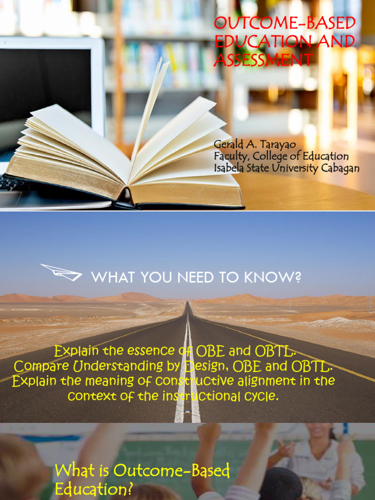 Understanding Outcome-Based Education | PDF | Learning | Psychology