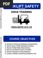 MHE Checklist | PDF | Forklift | Elevator