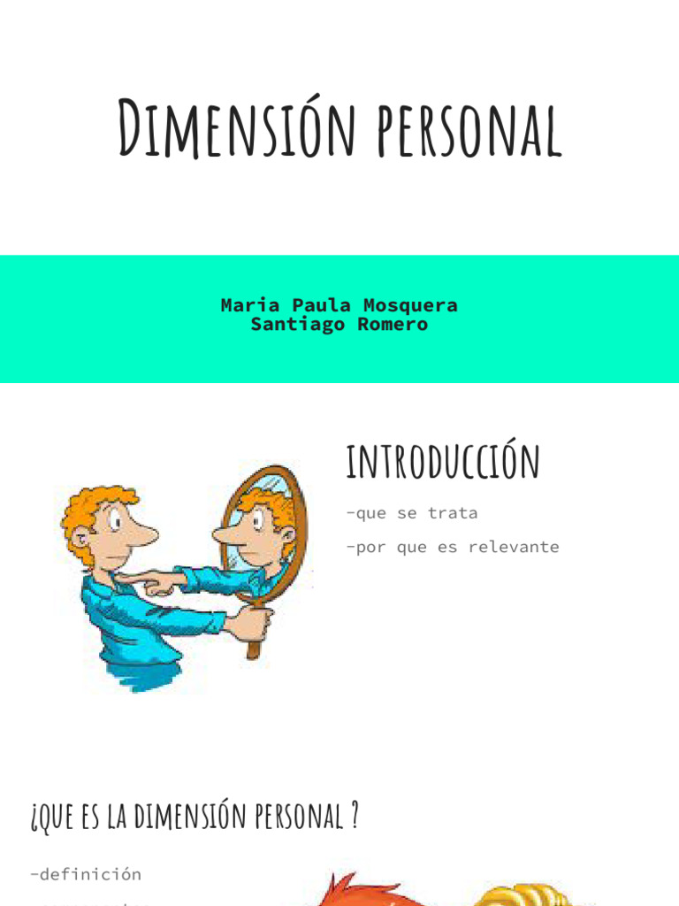 Dimensión Personal | PDF