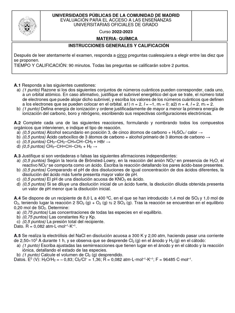 Química 11 | PDF | Redox | Polaridad química