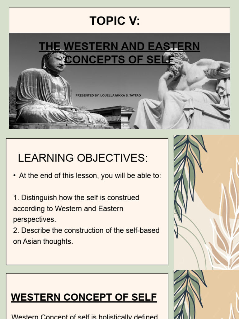Chapter 5 The Western and Eastern Concepts of Self | PDF | Ātman (Hinduism) | Brahman