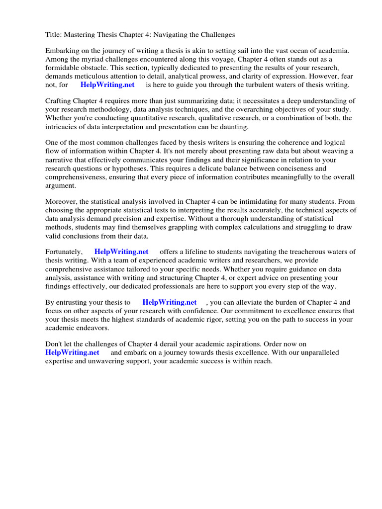 Thesis Chapter 4 | PDF | Thesis | Mathematics