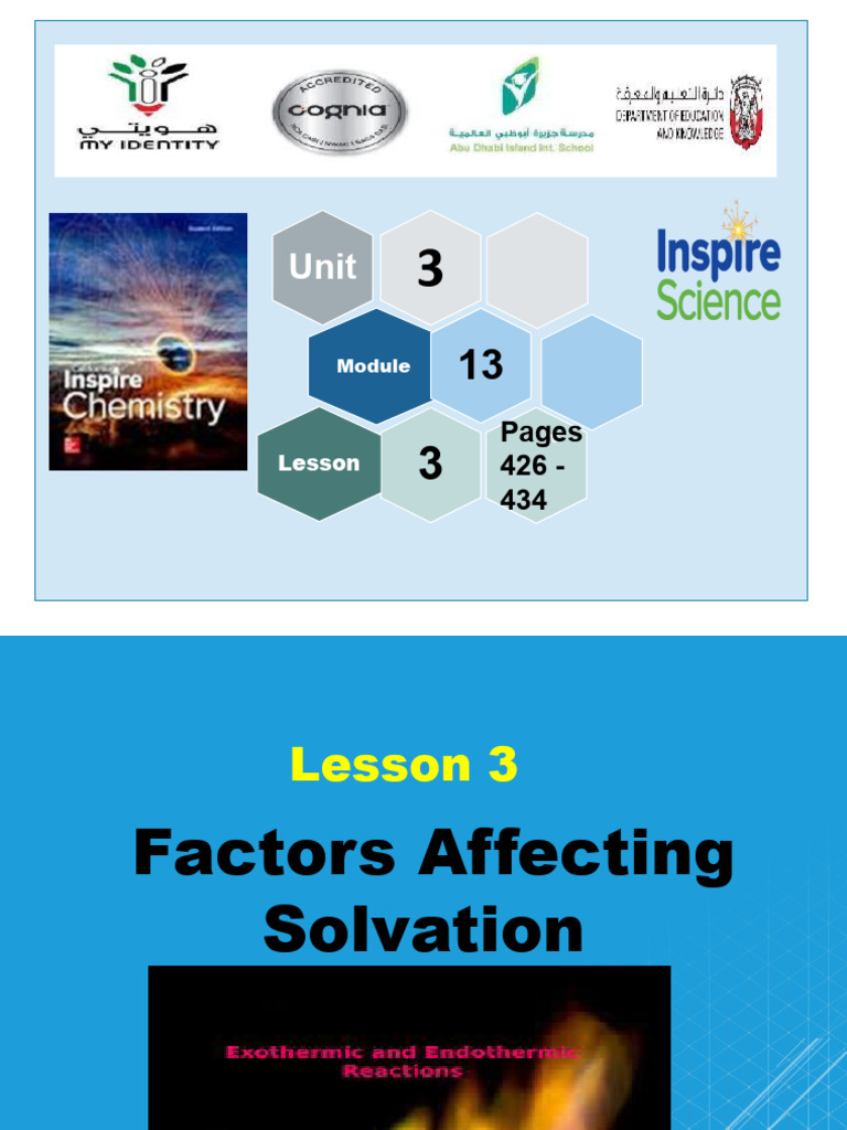 Gr.11, Unit 3 MOD 13, L3, Factors Affecting Solvation 2 | PDF ...