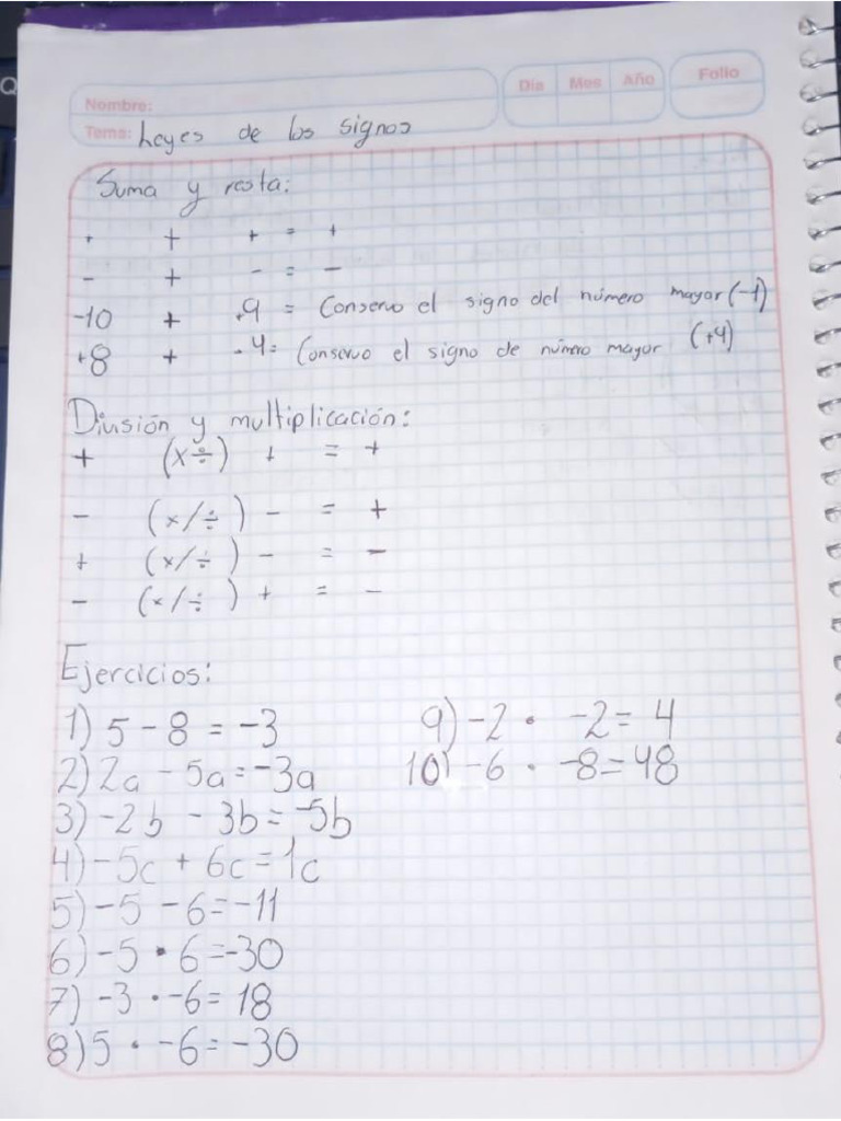 Ejercicios Mate | PDF