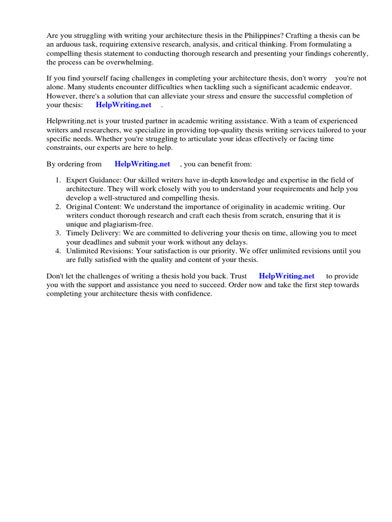 Architecture Thesis Philippines | PDF | Governance | Disability