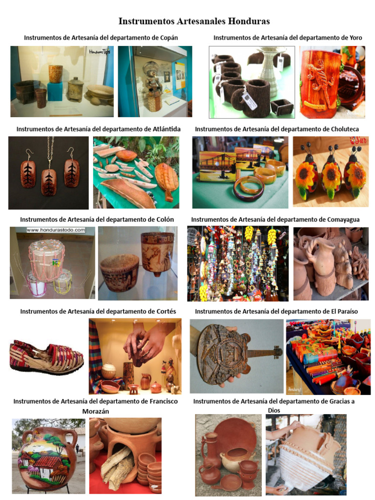 Instrumentos Artesanales Honduras | PDF