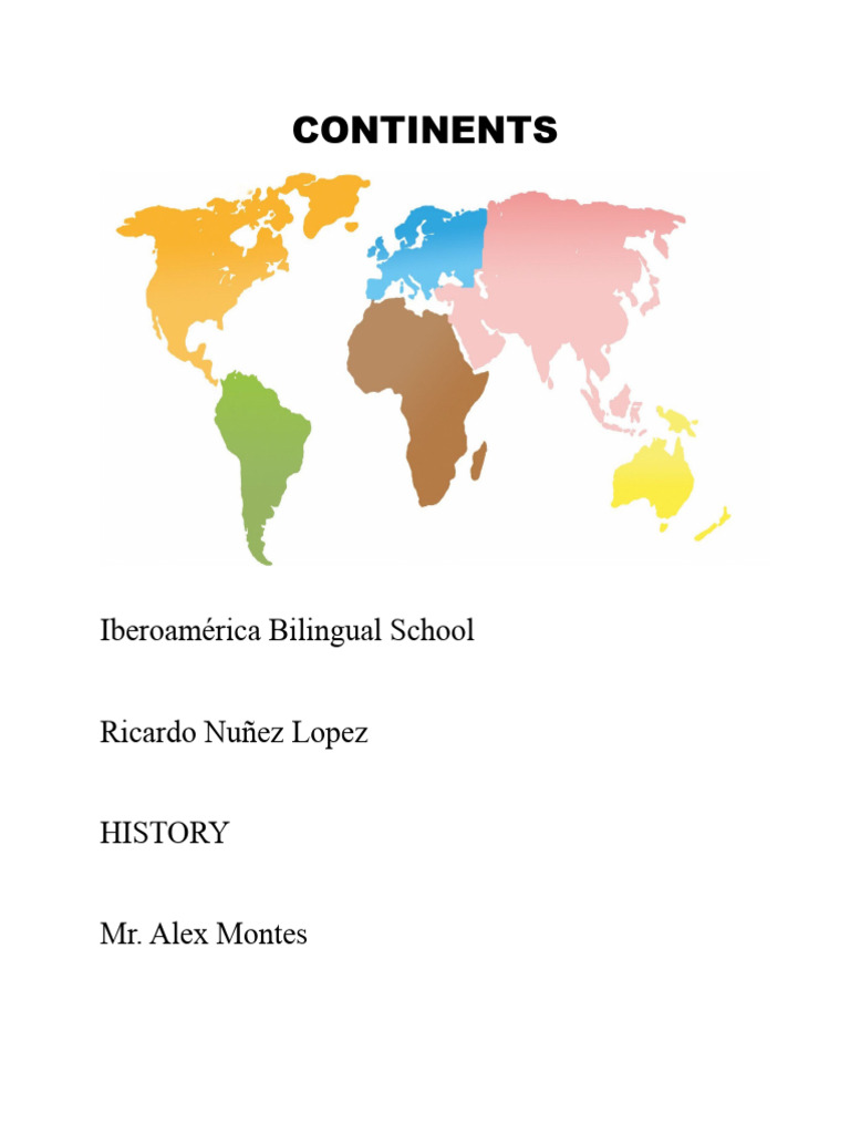 CONTINENTS | PDF