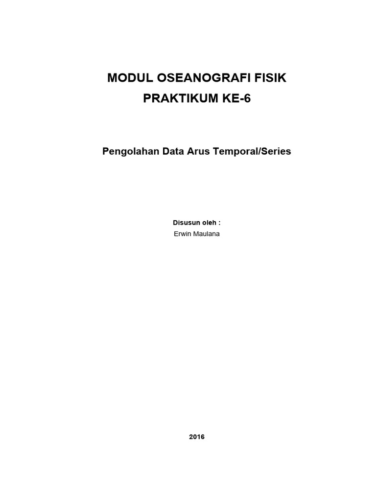 MODUL ARUS TEMPORAL Vers. IND | PDF | Sains & Matematika | Teknologi & Rekayasa