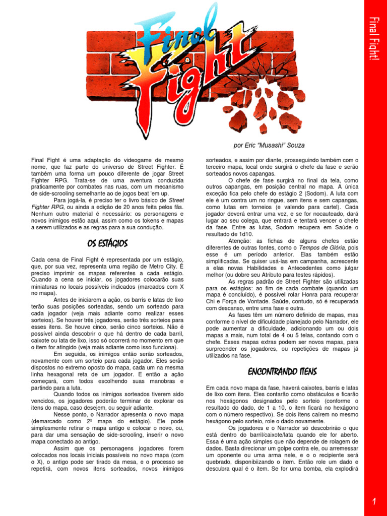 Final Fight | PDF