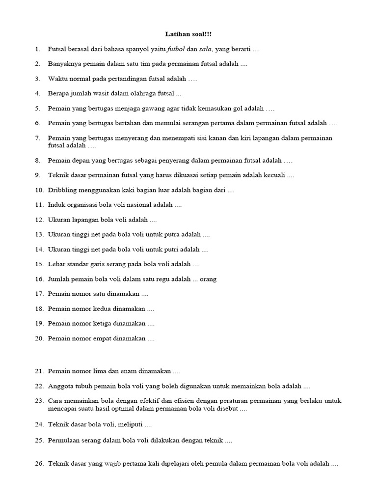 Latihan SOAL PAT SMK | PDF