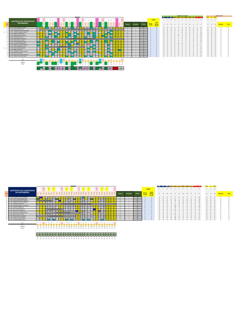 Rol Mes de Marzo 2024 v5 29 Feb Raquel | Descargar gratis PDF ...