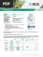 Insecticida Orgánico Entrust SC: Ficha Técnica | PDF