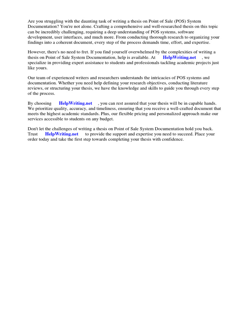 Point of Sale System Thesis Documentation | PDF | Point Of Sale | Inventory Point of Sale System Thesis Documentation | PDF | Point Of Sale | Inventory