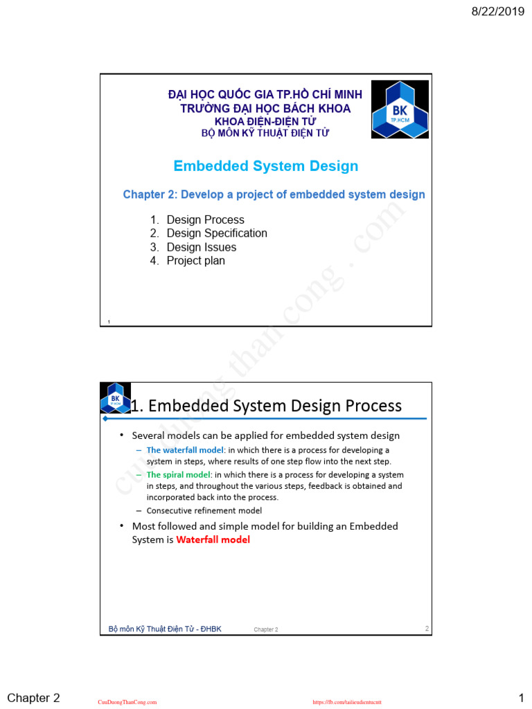 Chapter 2 - Develop A Project of Embedded System Design | Download Free PDF | Use Case | System