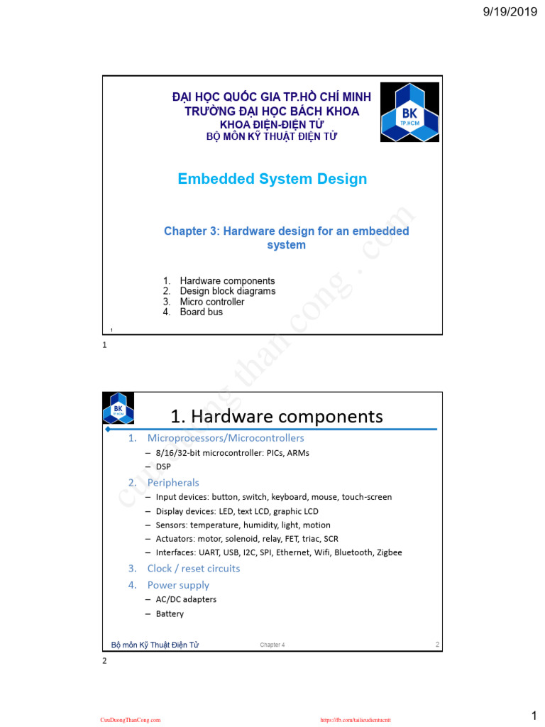 Embedded System Hardware Design Guide | PDF | Microcontroller | Embedded System
