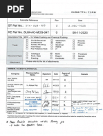 Sample Inspection and Test Plan ITP Form Template-40237 | PDF ...