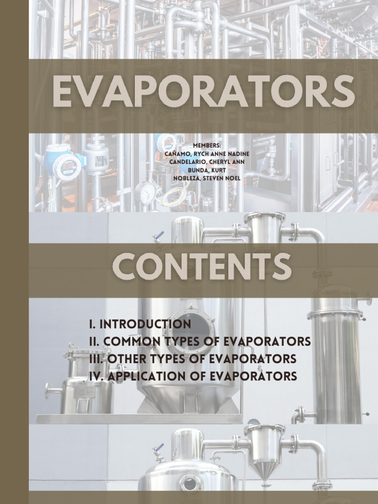 Types-Of-Evaporators | PDF | Evaporation | Convection
