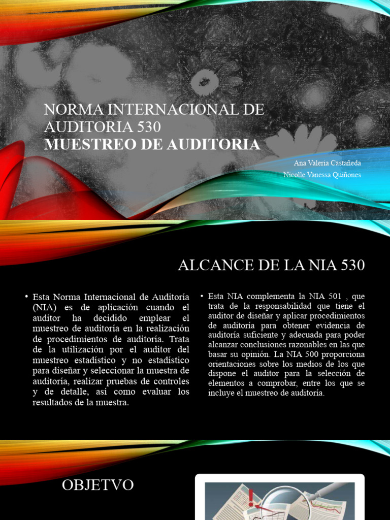 Nia 530 | PDF | Muestreo (Estadísticas) | Auditoría