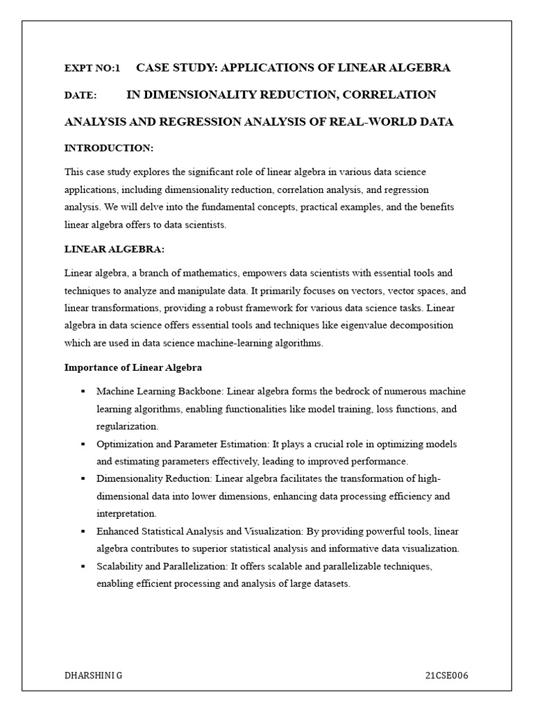 Data 01 | PDF | Principal Component Analysis | Linear Regression