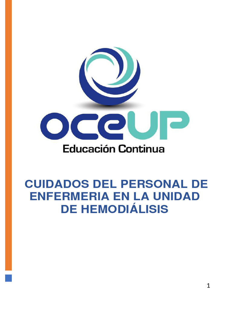 Ud1 Descripci N de La Unidad | PDF | Enfermería | Hemodiálisis