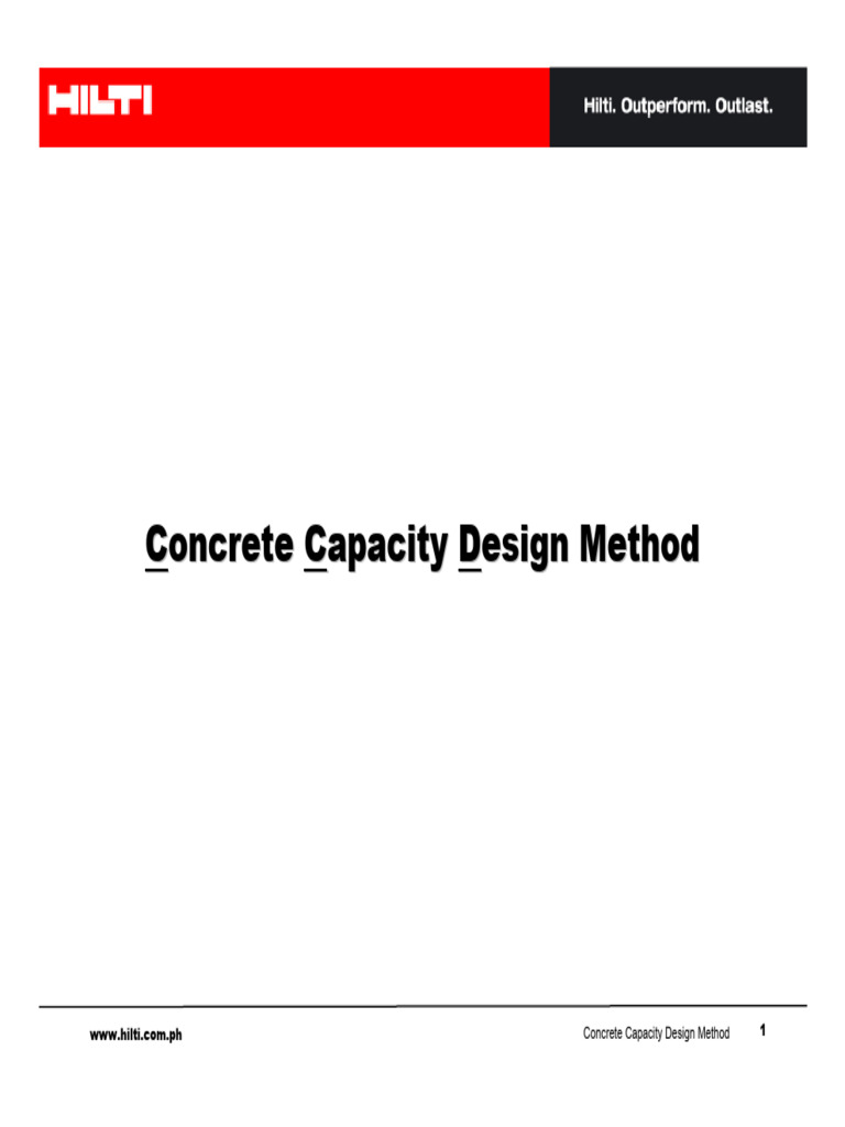 Concrete Capacity Design Method ETAG | PDF | Civil Engineering ...