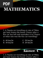 Gen Ed Math LET Reviewer with Solutions | PDF