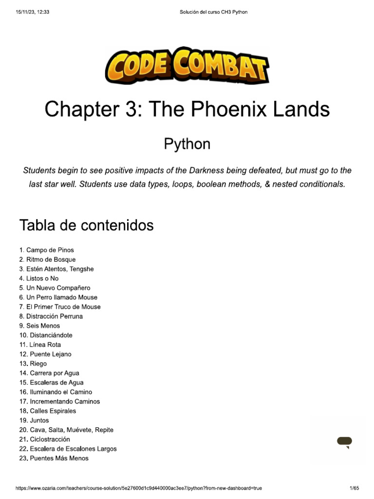 Chapter 3 The Phoenix Lands | PDF