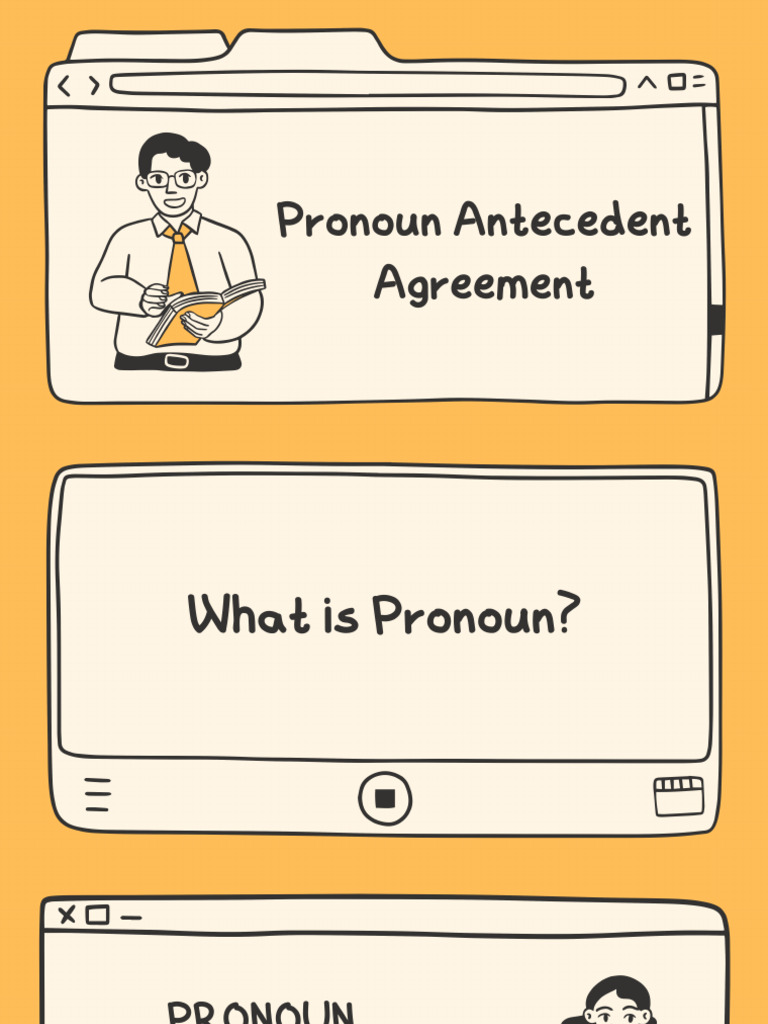 Pronoun Antecedent Rule | PDF