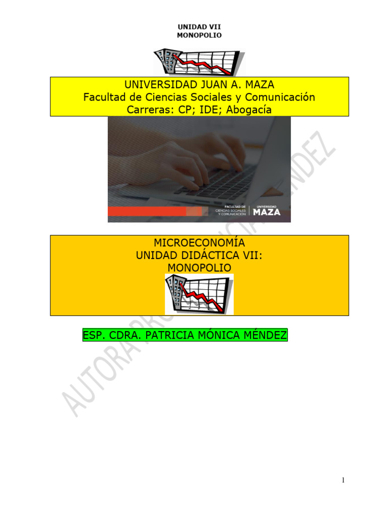 Tema 7. Monopolio | PDF | Monopolio | Mercado (economía)