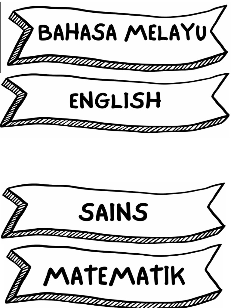 Label Subjek Kelas | PDF