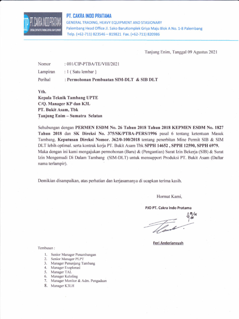 Permohonan SIM-DLT & SIB DLT | PDF | Teknologi & Rekayasa