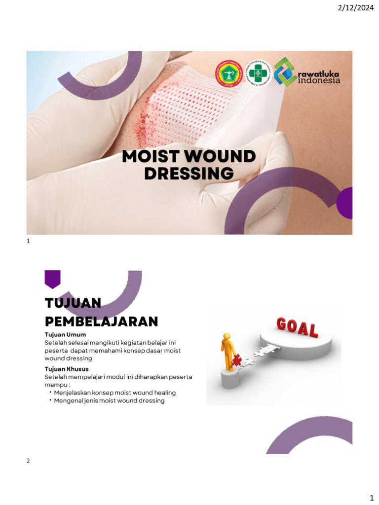 Moist Wound Dressing | PDF